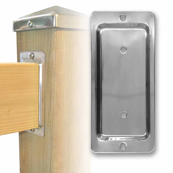 Steel Connector Plate for 2'' x 4'', Fixplak 24 Stainless - GAGNON - La ...