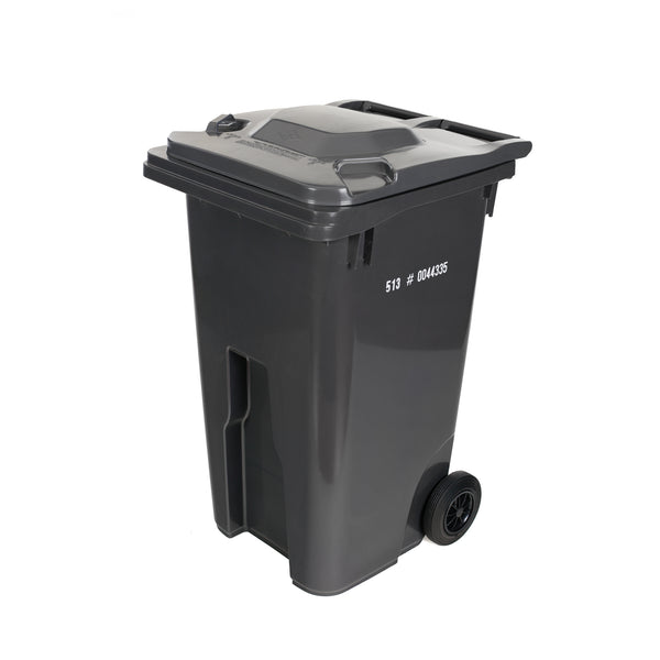 Bac à ordures roulant gris, 240 L - GAGNON - La Grande Quincaillerie