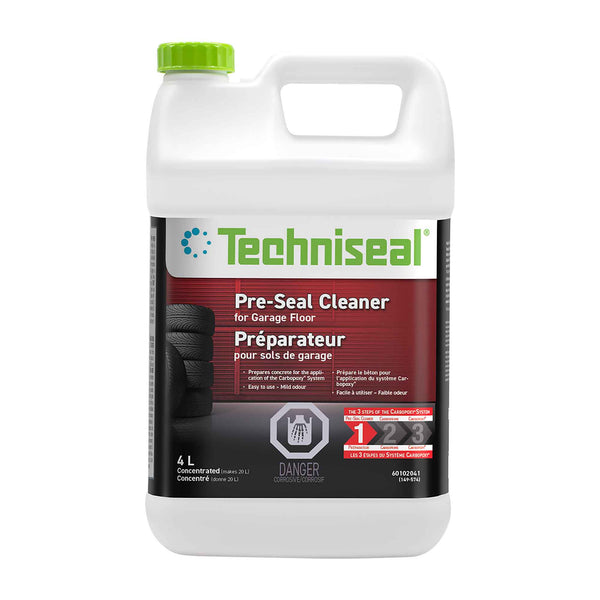 Pre-Seal Cleaner for Garage Floor, Step 1 of the Carbopoxy System (4 L ...