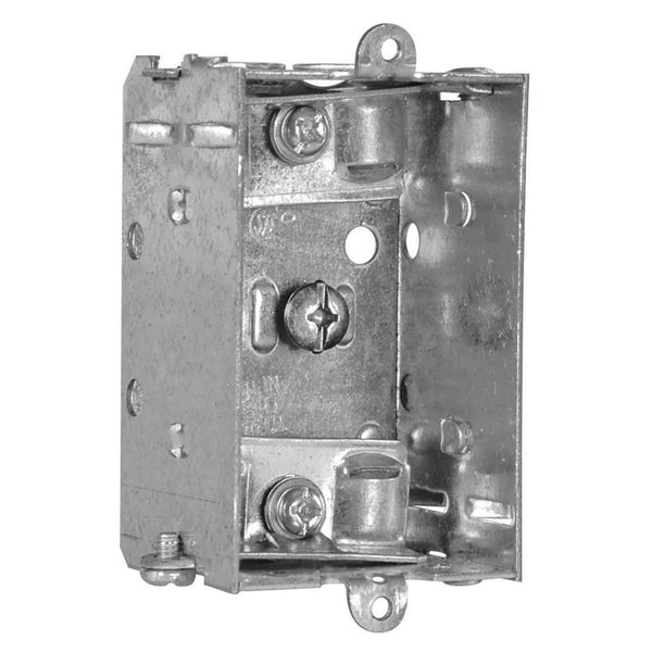 Rectangular Groupable Electrical Box for (1) Device, 1-1/2'' Deep (8 i ...