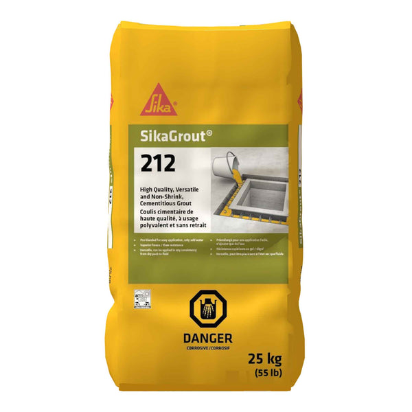 SikaGrout-212 Cementitious Grout, 25 kg - GAGNON - La Grande Quincaillerie