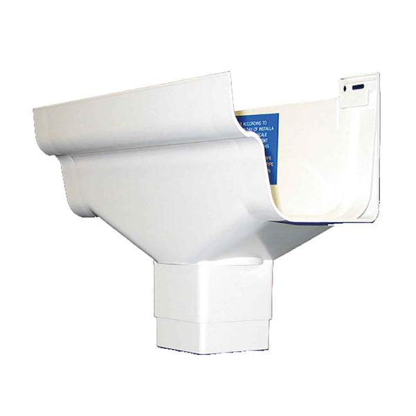 K-Snap Square Gutter Downspout Connector, White - GAGNON - La Grande ...