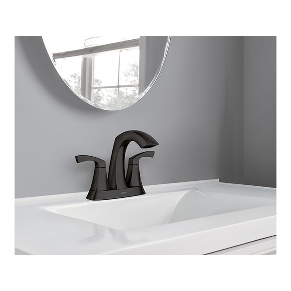 Lindor Two-Handle High Arc Lavatory Faucet, Matte Black - GAGNON - La ...