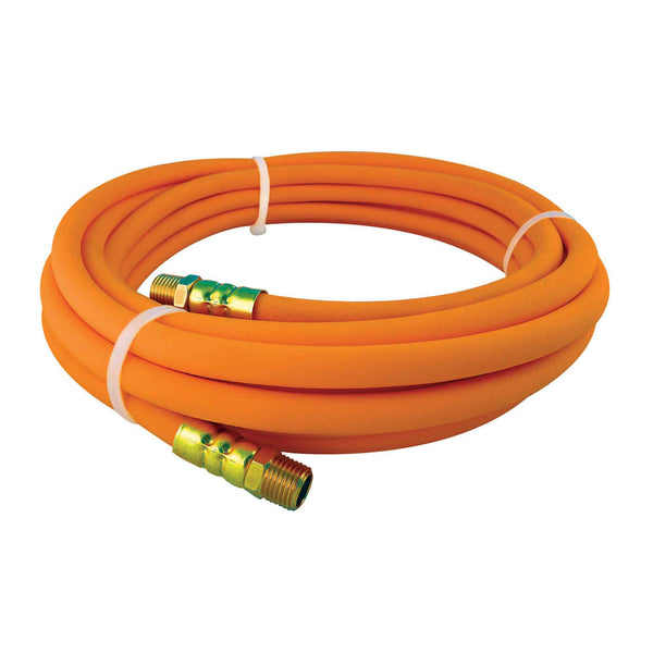 Flexible Compressed Air Hose in Technopolymer, 1/4" x 100' x 1/4 (M) N ...