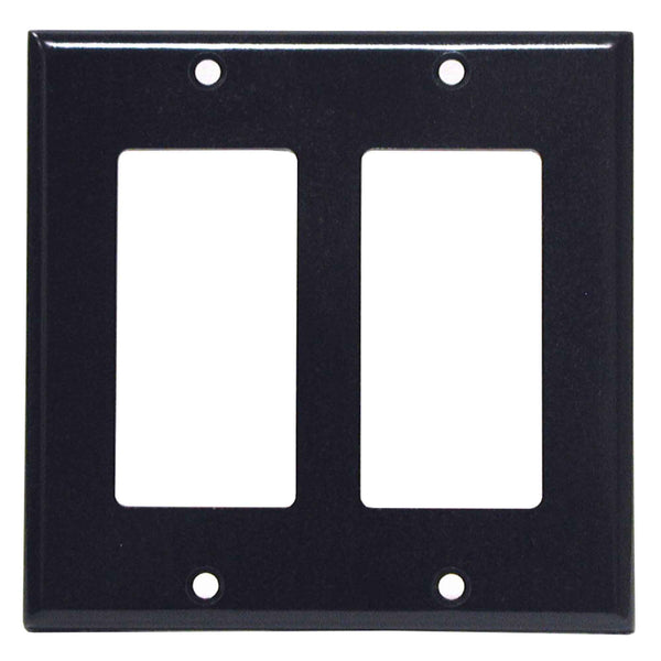 Plaque murale Decora pour 2 dispositifs, noir - GAGNON - La Grande ...