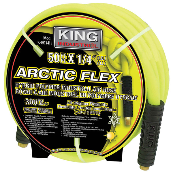 Hybrid Polymer Industrial Air Hose, 1/4" x 50' - GAGNON - La Grande ...